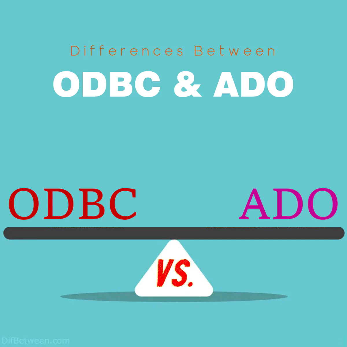 Odbc Vs Ado Key Differences In Data Access 