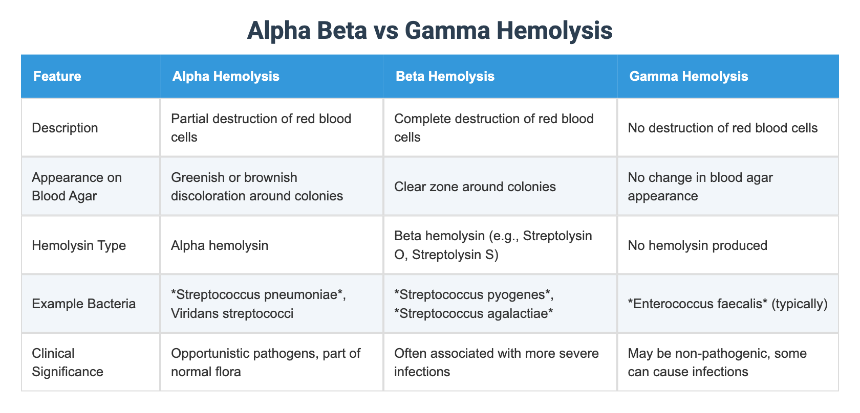 Alpha Beta vs Gamma Hemolysis