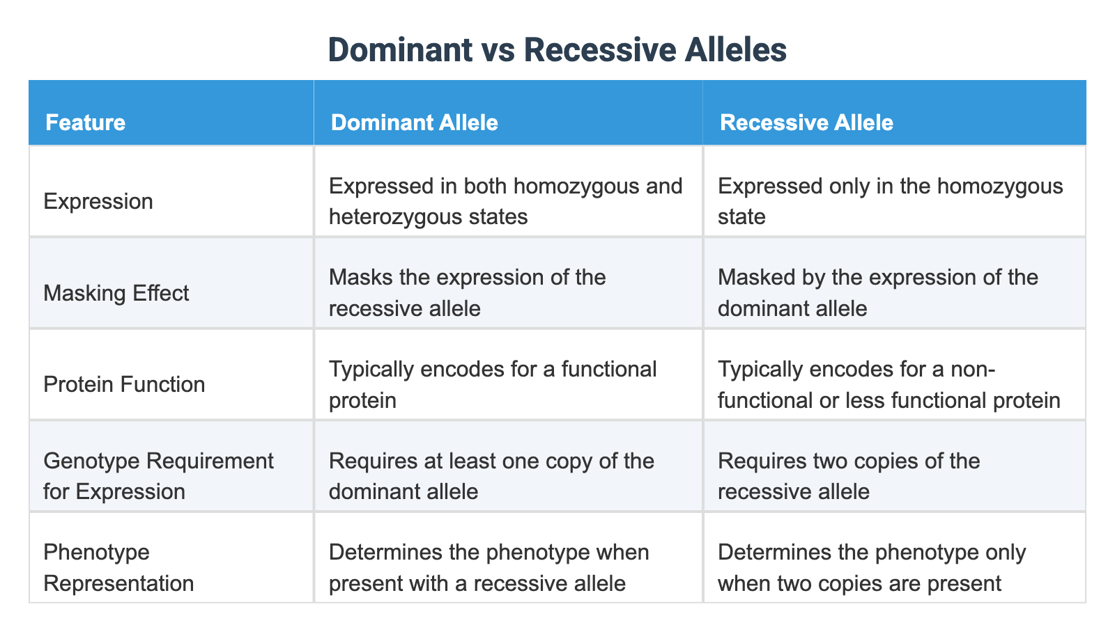 Dominant vs Recessive Alleles