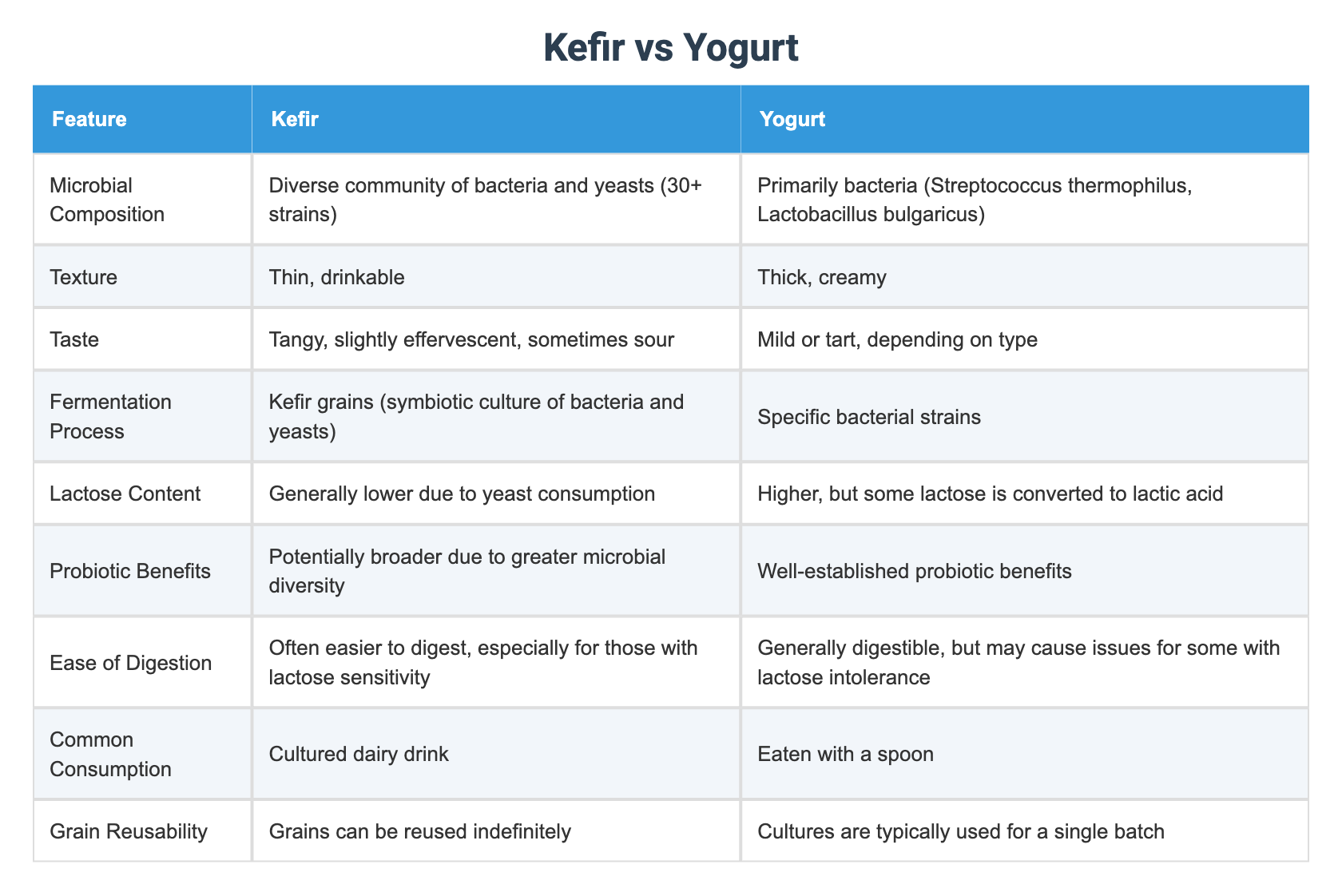Kefir vs Yogurt