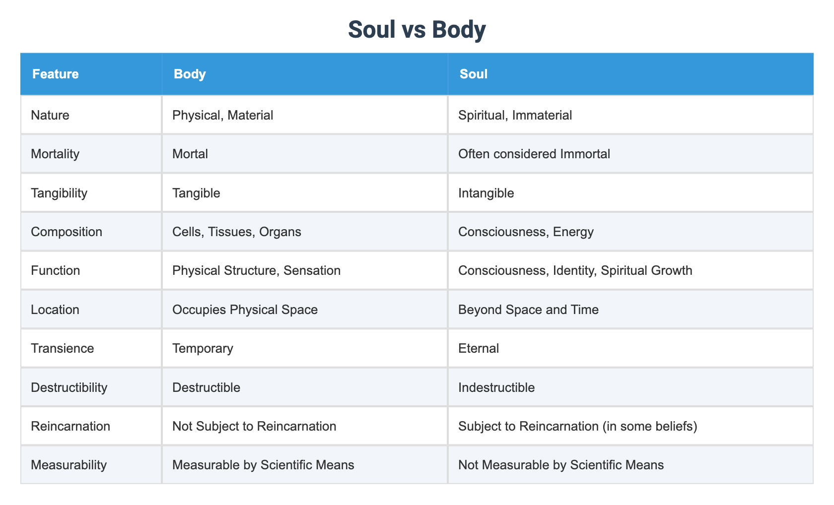 Soul vs Body