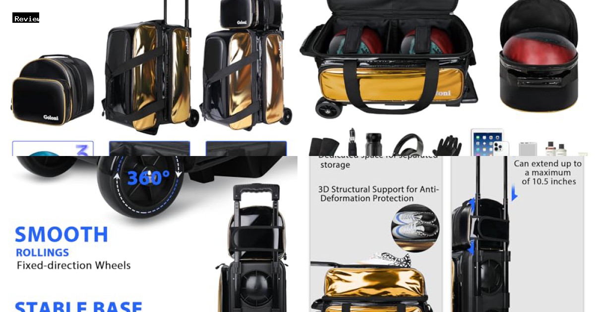 Goloni 3 Ball Rolling Bowling Bag Review