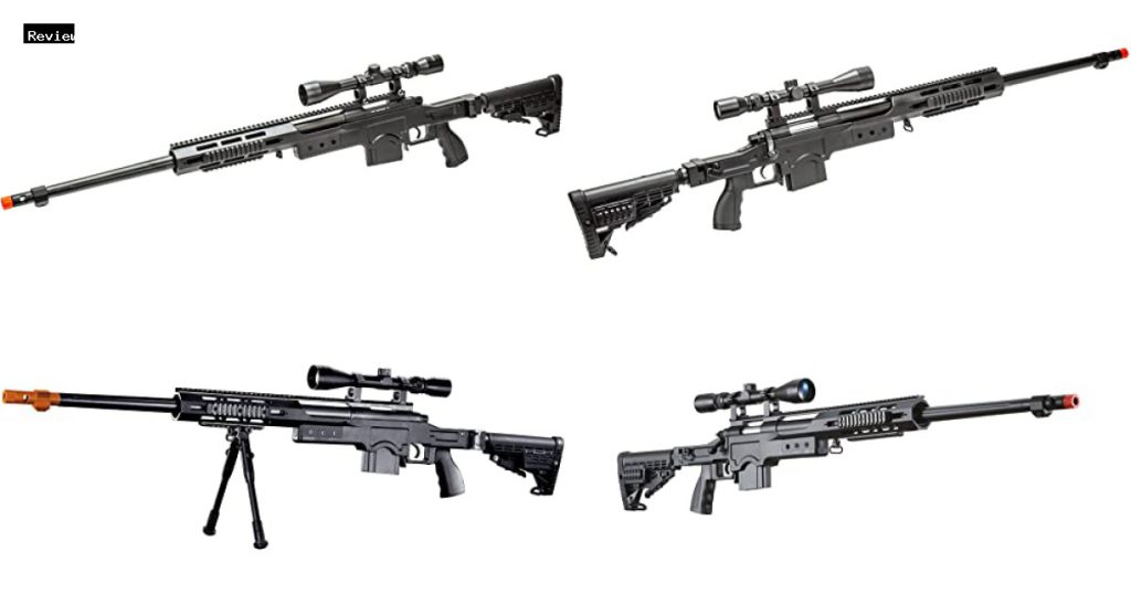 Airsoft Sniper Rifle vs Lancer Tactical M24