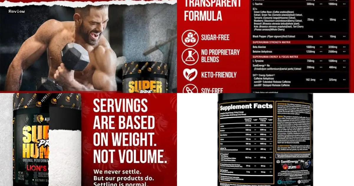 ALPHA LION Pre Workout Review: Energy & Focus