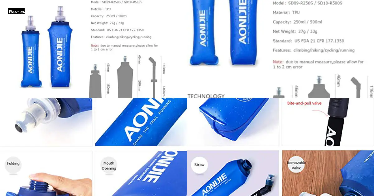 AONIJIE Soft Flask Review: Hydration On The Go