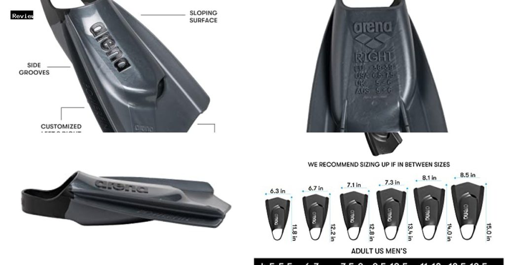 Speedo Fins vs Arena Powerfin Pro II