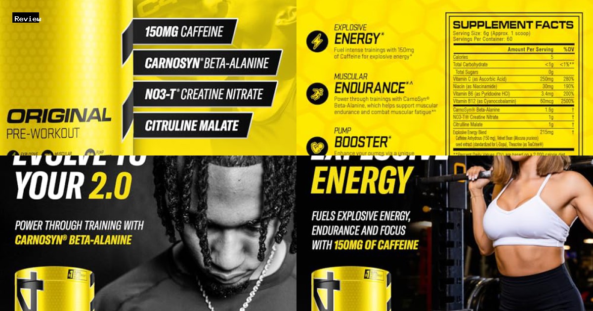 C4 Original Pre Workout Review: Fruit Punch Energy