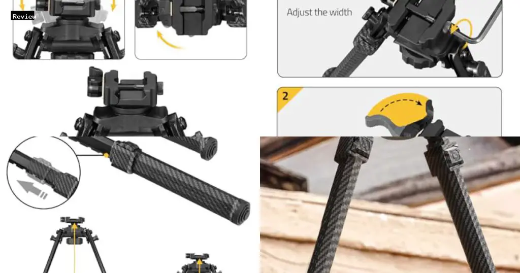 CVLIFE Carbon Fiber Bipod vs CVLIFE Tactical Bipod