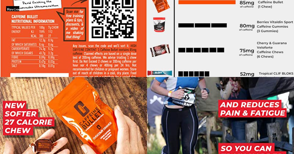Caffeine Bullet Chews Review: Chocolate Orange