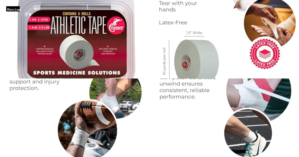 Cramer Athletic Tape Review: Strong Support