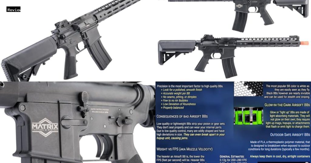 Game Face Airsoft Rifle vs Matrix M4 Airsoft Rifle