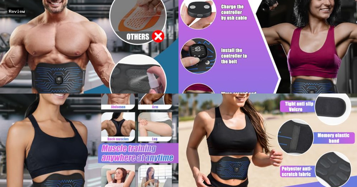 WAETFS Abs Stimulator Muscle Toner Review