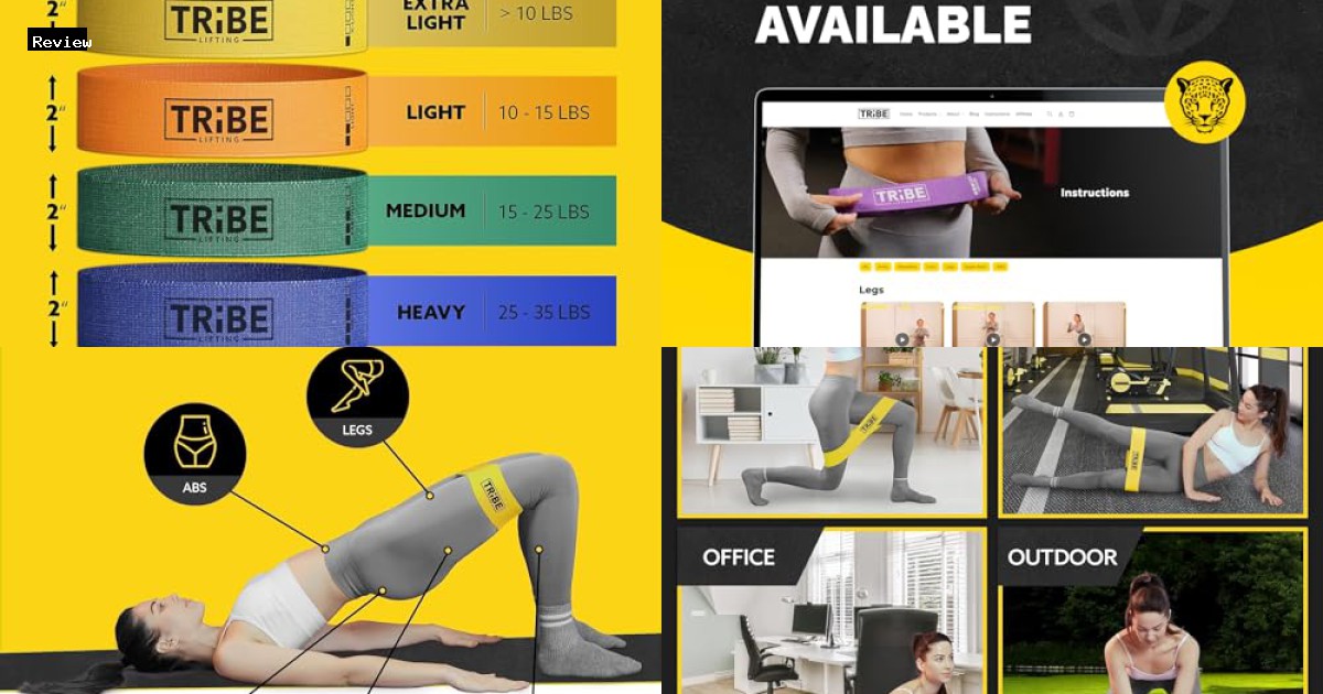 Tribe Lifting Fabric Resistance Bands Review