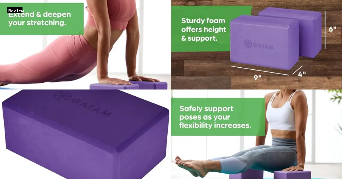 Gaiam Yoga Block Review: Stability & Support