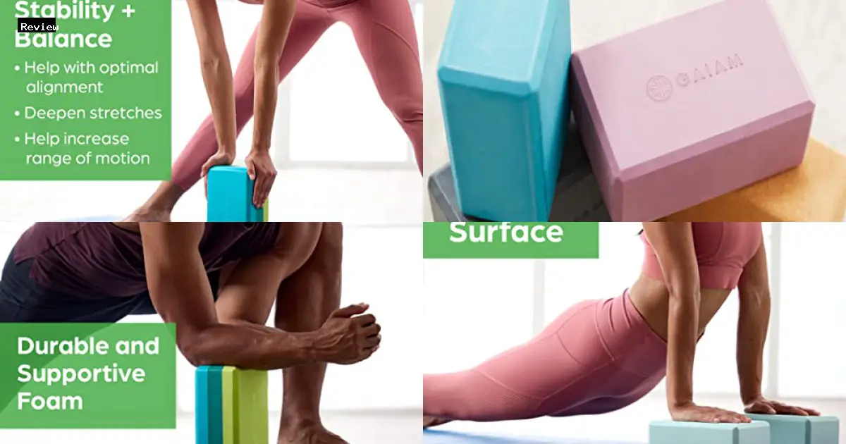 Gaiam Yoga Block Review: Stability & Support