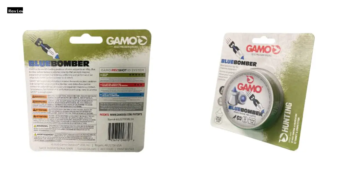 Gamo Blue Bomber Air Gun Pellet Ammunition .22 Cal