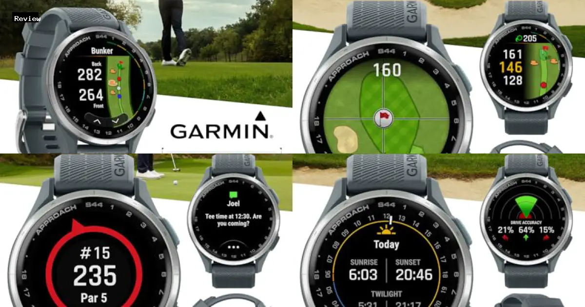 Garmin Approach S44 Golf GPS Watch Review