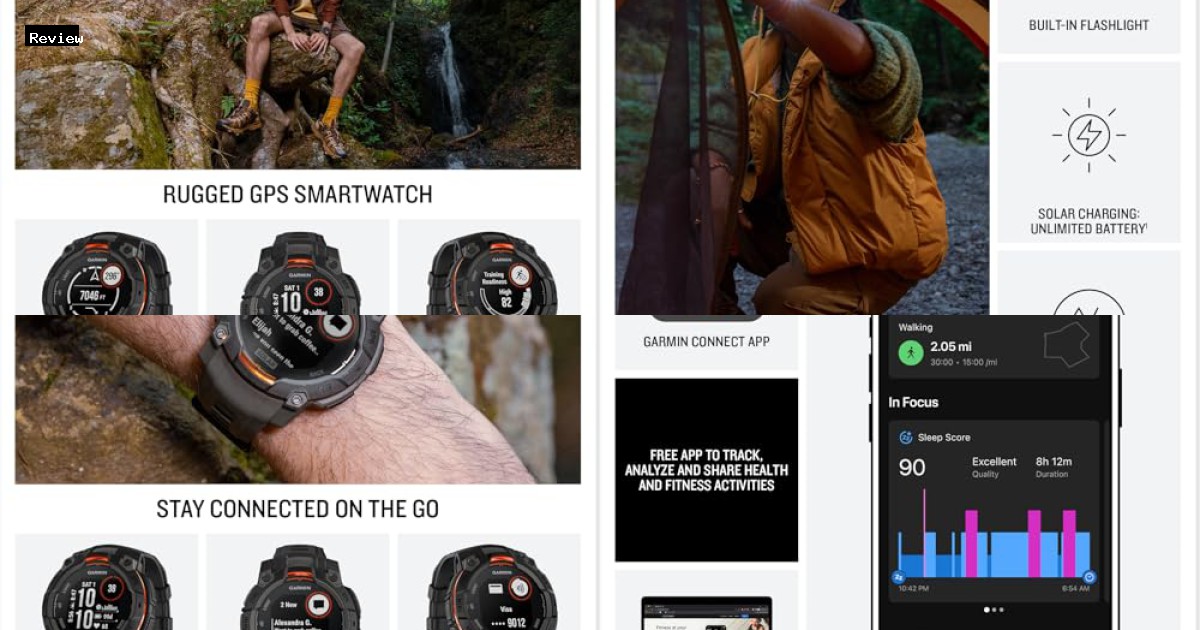 Garmin Instinct 3 Review: Rugged & Solar Powered