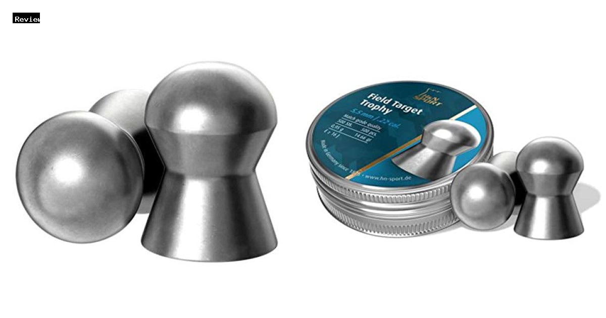 H&N Sport Field Target Trophy Airgun Pellets - 5,54 mm / .22 Cal. - 250