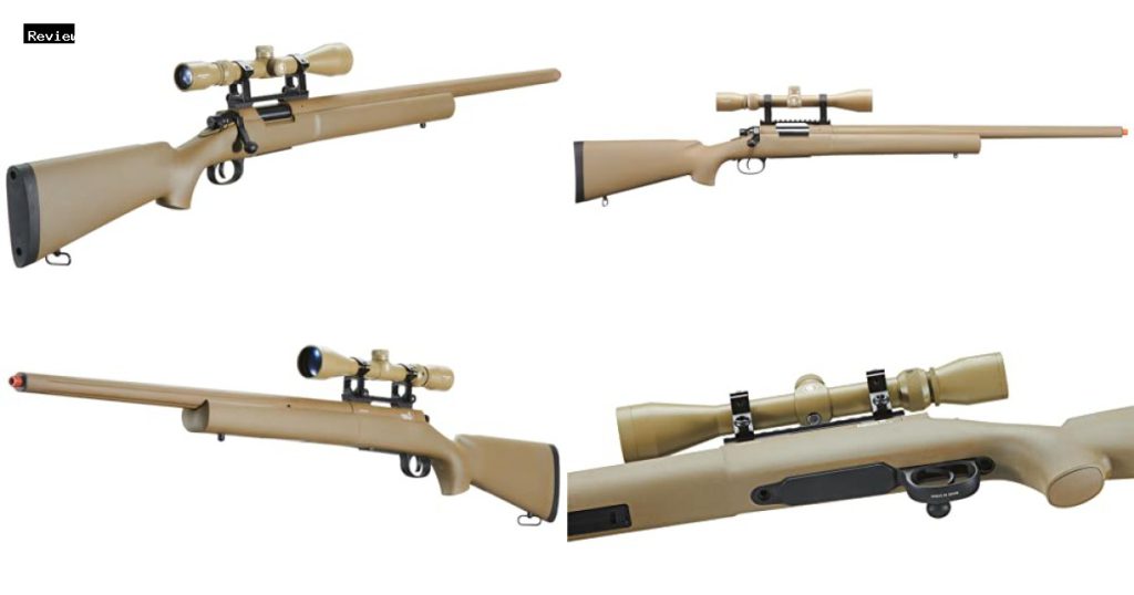 Airsoft Sniper Rifle vs Lancer Tactical M24