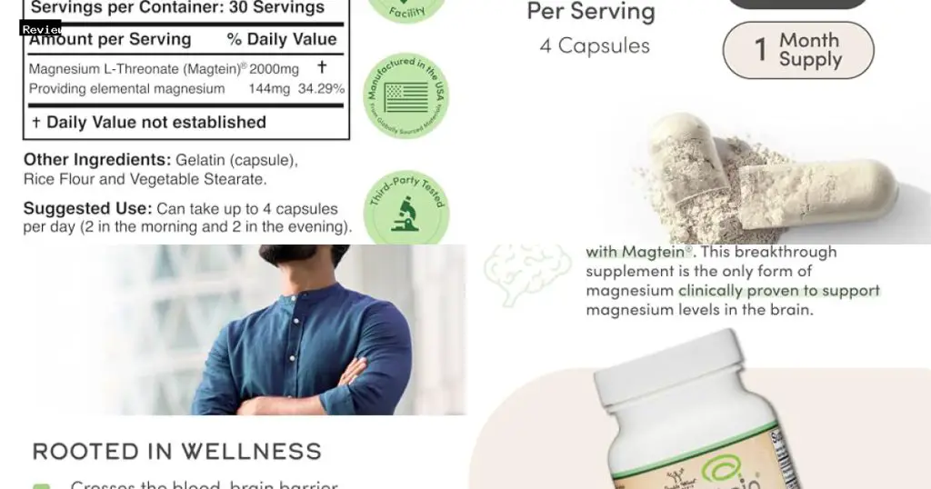 Magtein Magnesium L-Threonate vs New Chapter Magnesium