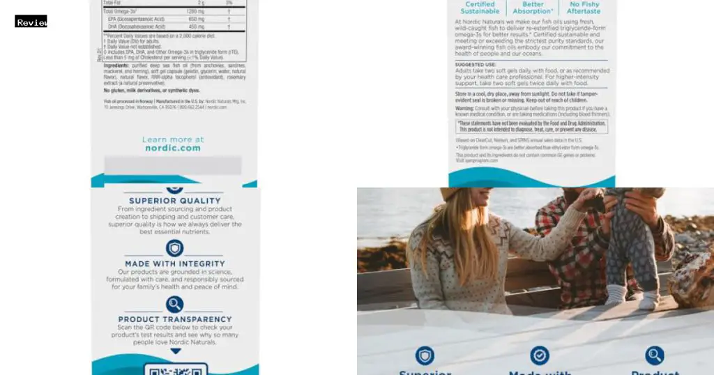 Nordic Naturals Omega vs Qunol Fish Oil