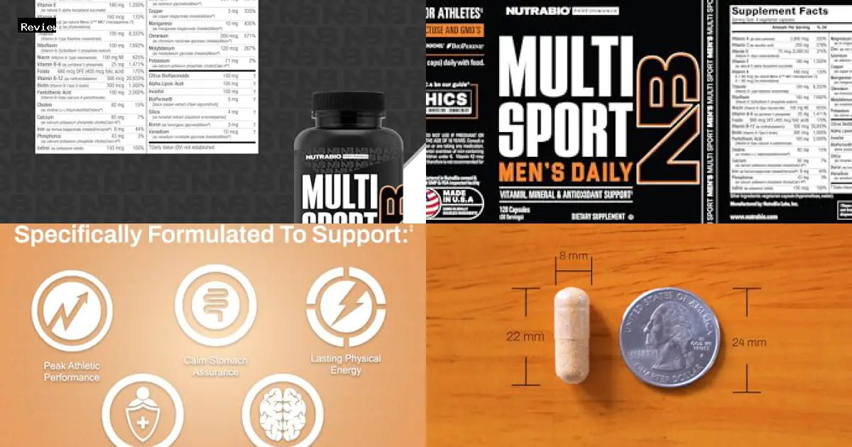 NutraBio Multisport for Men Review