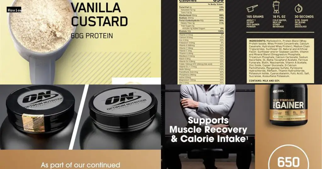 ON Gold Standard Pro Gainer vs ON Serious Mass