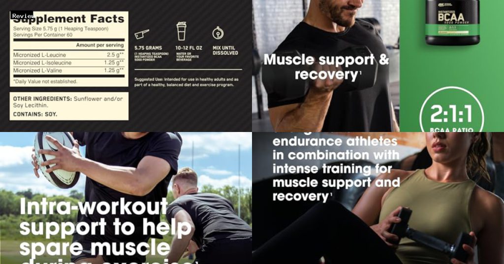 Optimum Nutrition BCAA vs EVL BCAAs