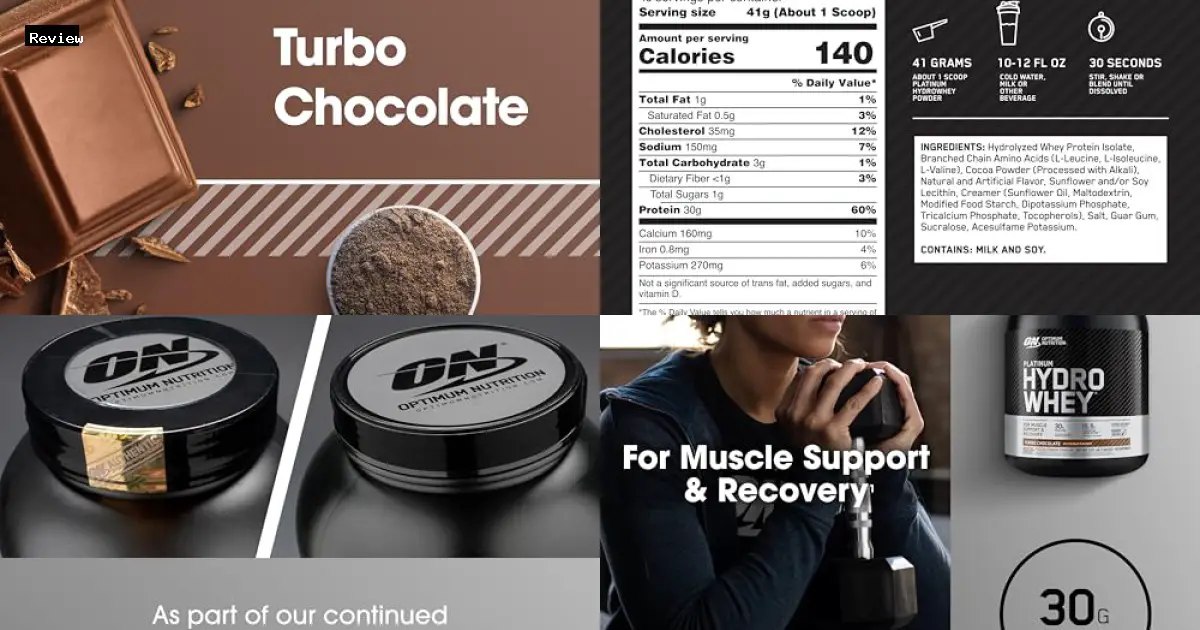 Optimum Nutrition Hydrowhey Review: Turbo Chocolate