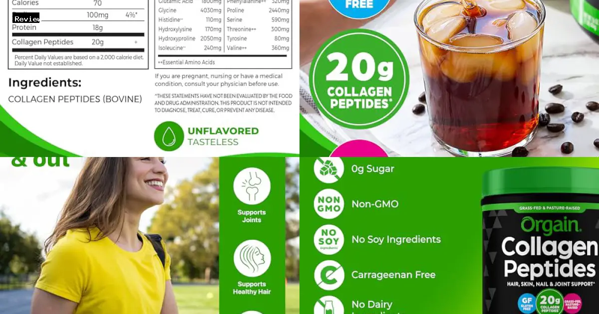 Orgain Collagen Peptides Review: Hair, Skin & Joints