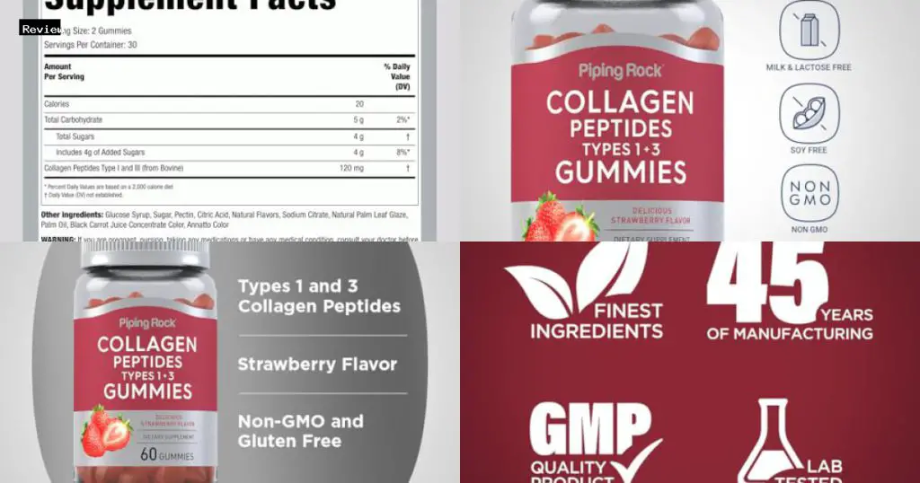 Piping Rock Gummies vs Ancient Nutrition Powder