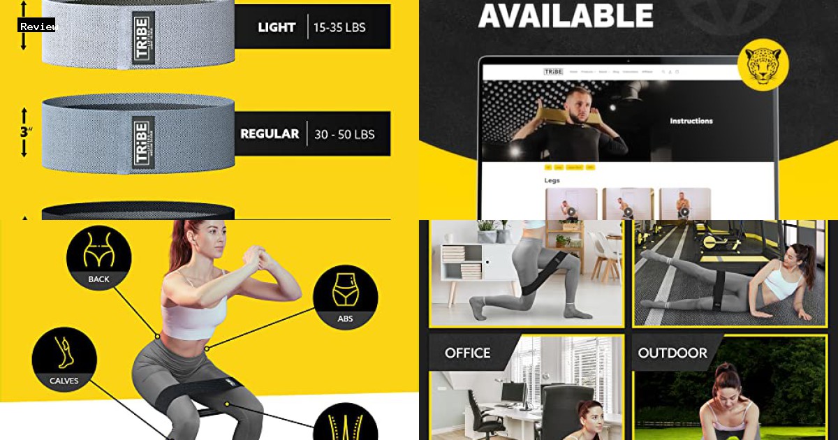 Tribe Lifting Resistance Bands Review: Booty Gains!
