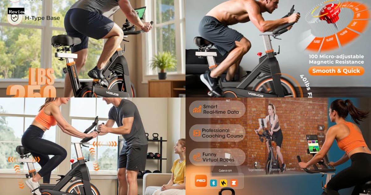 YOSUDA PRO Exercise Bike Review: Silent & Sturdy