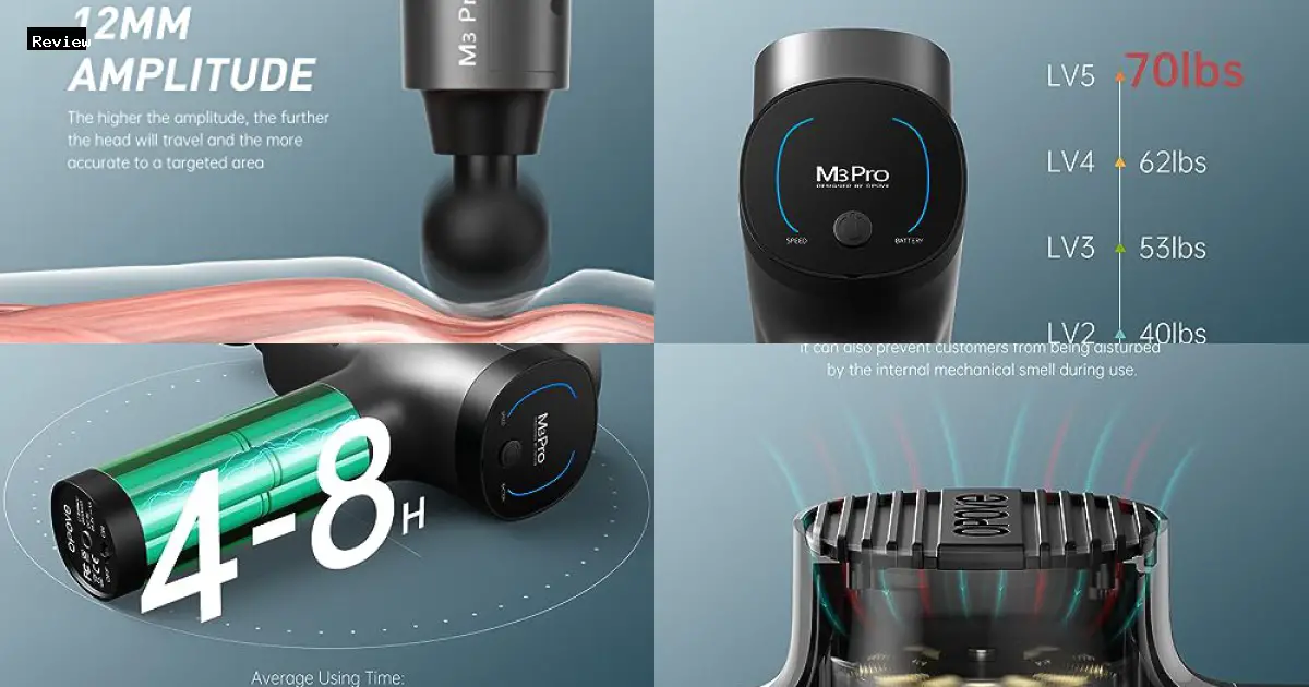 opove M3 Pro 2 Massage Gun Review