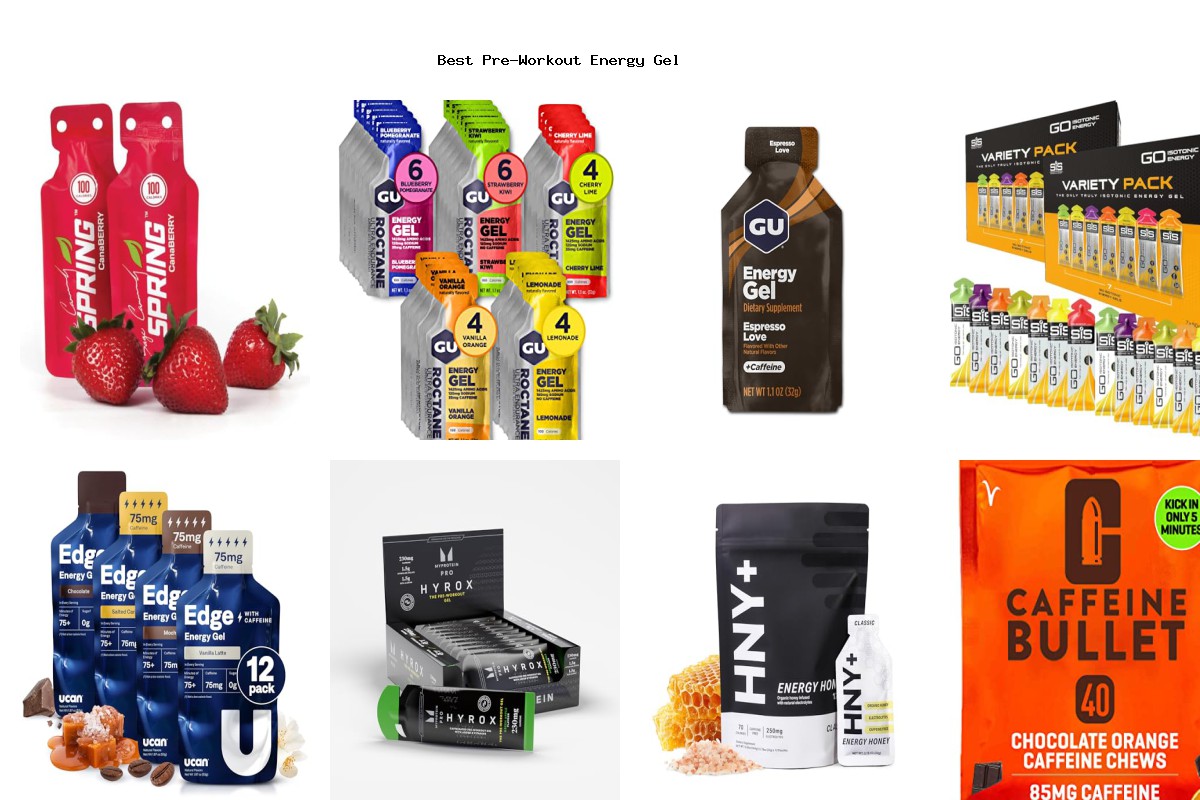 Best Pre-Workout Energy Gel