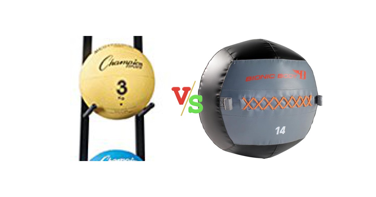 Champion Ball Tree vs Bionic Body Med Ball