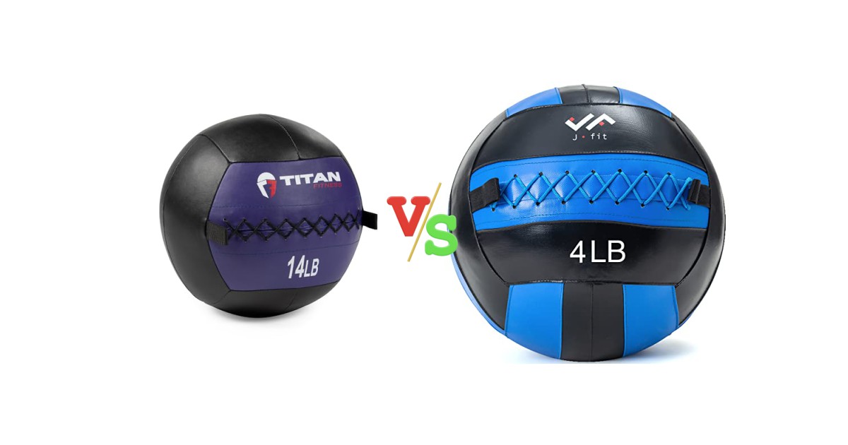 Titan Fitness Wall Ball vs JFIT Wall Ball