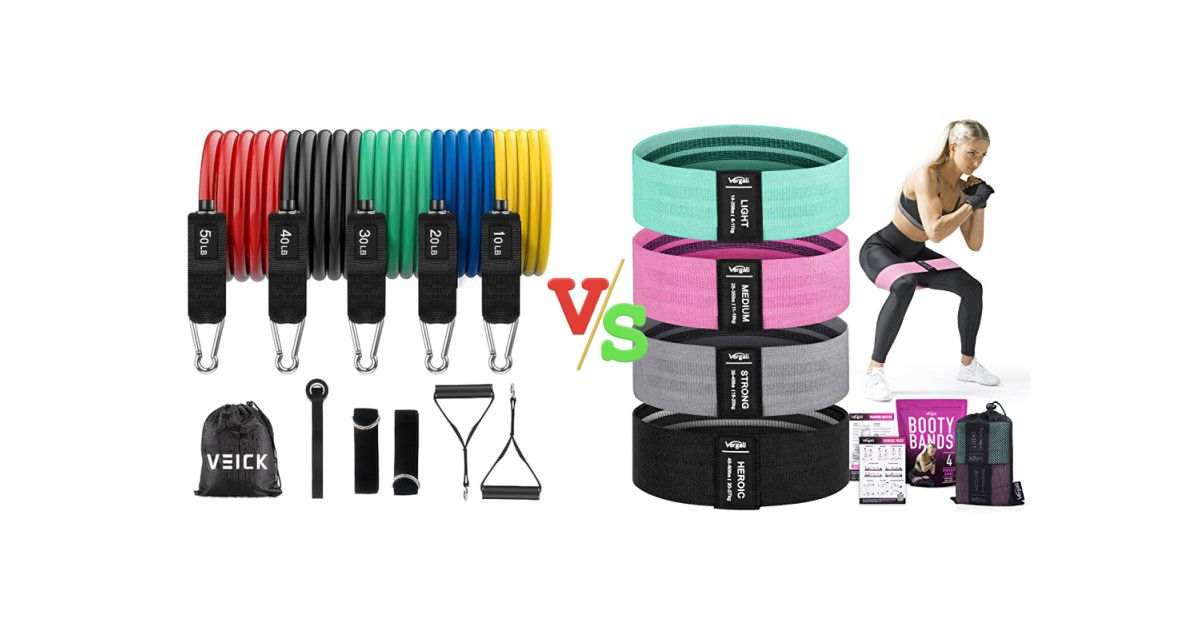 VEICK Resistance Bands vs Fabric Booty Bands