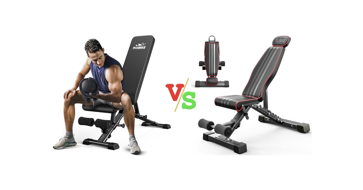 FLYBIRD Weight Bench vs Yoleo Adjustable Bench