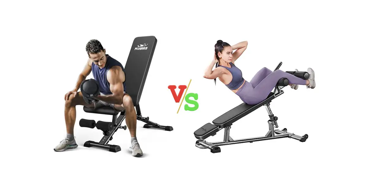 FLYBIRD Weight Bench vs BODY RHYTHM Sit-Up Bench