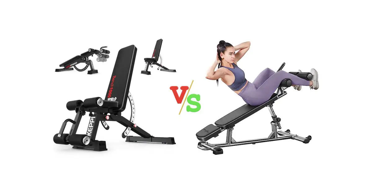 Keppi Weight Bench vs BODY RHYTHM Sit-Up Bench