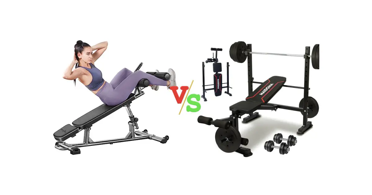 Sit-Up Bench vs Weight Bench Set