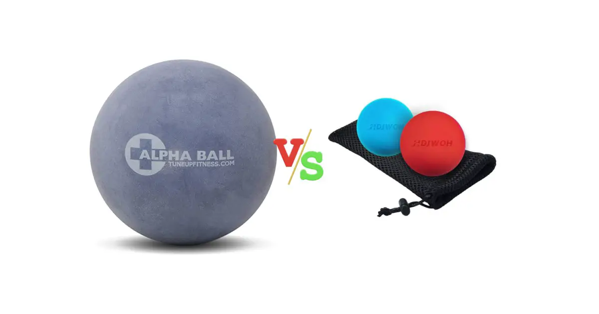 Alpha Ball vs Lacrosse Ball (2 Pack)