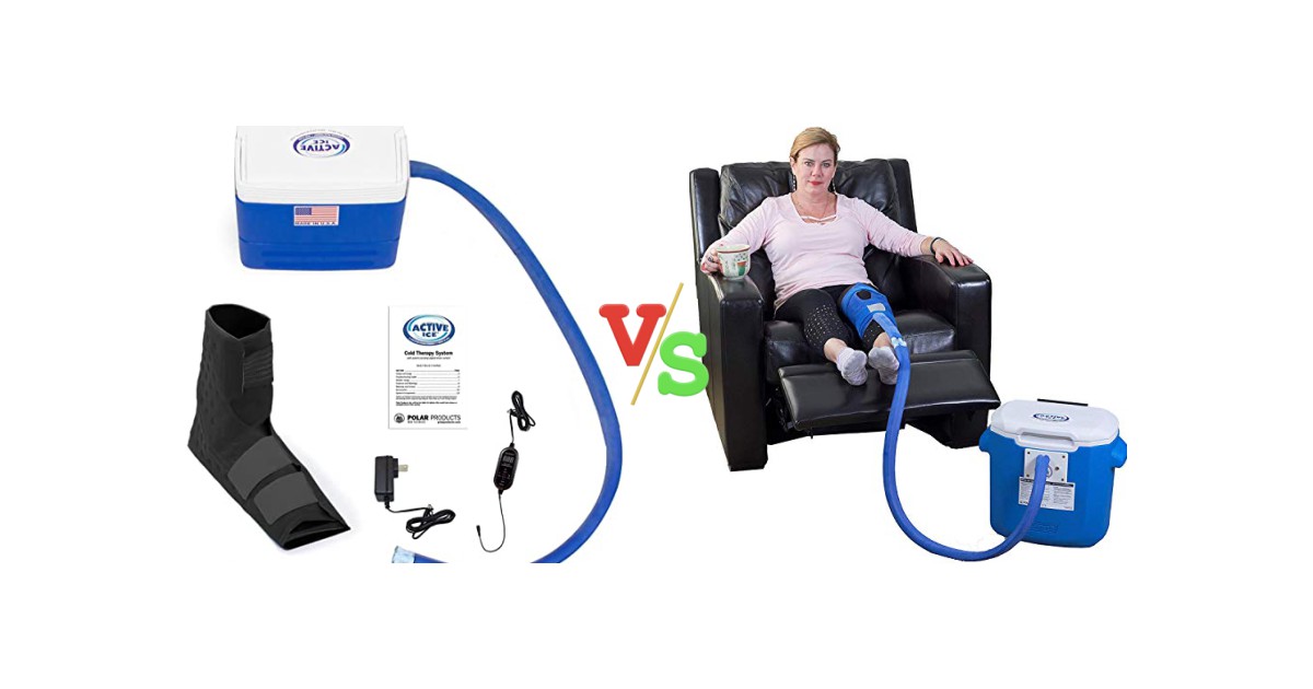 Polar Active Ice (Foot/Ankle) vs Polar Active Ice (Knee)
