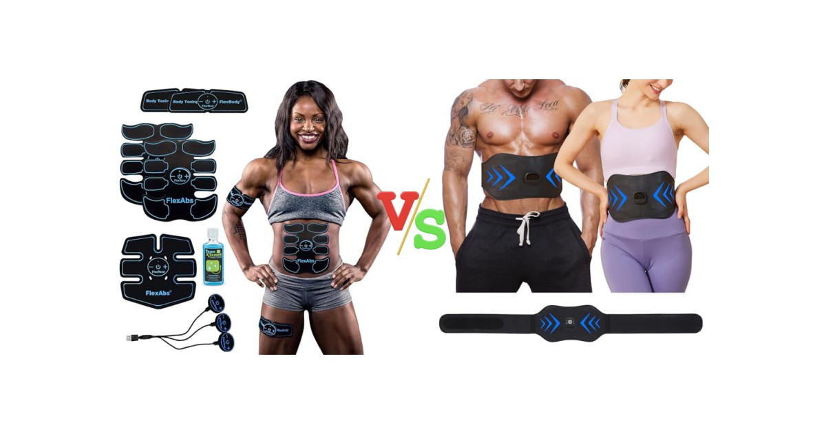 Abs Stimulator Toner vs EMS Muscle Stimulator