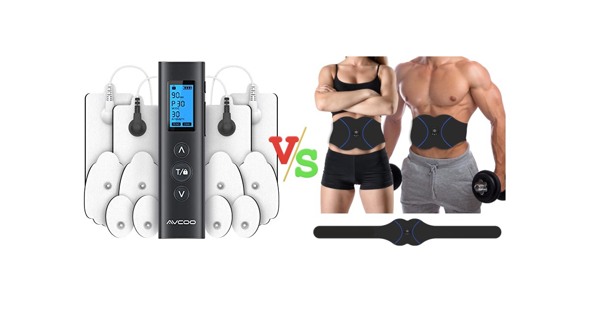 AVCOO EMS Unit vs ABS Stimulator