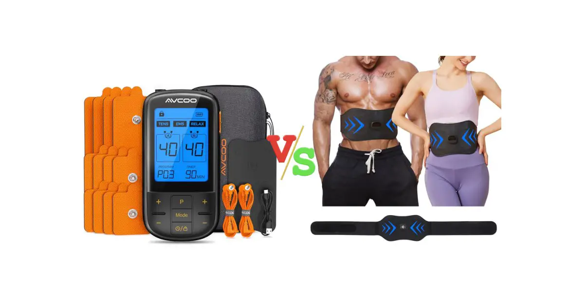 AVCOO TENS Unit vs ABS Stimulator