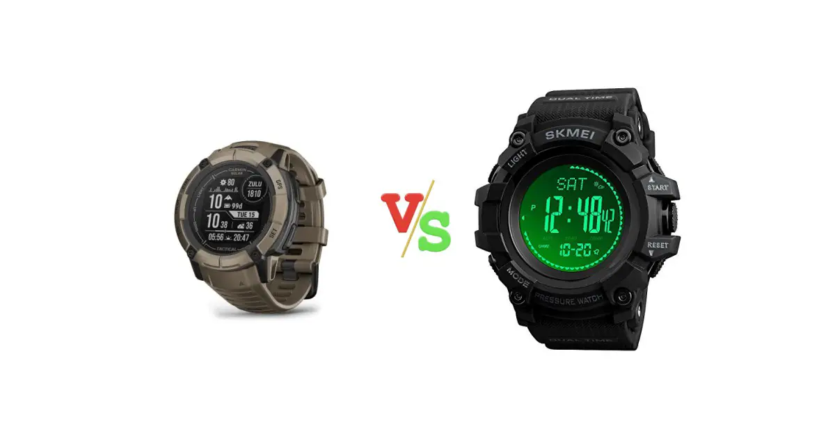 Garmin Instinct 2X Solar vs AOSLSI Watch