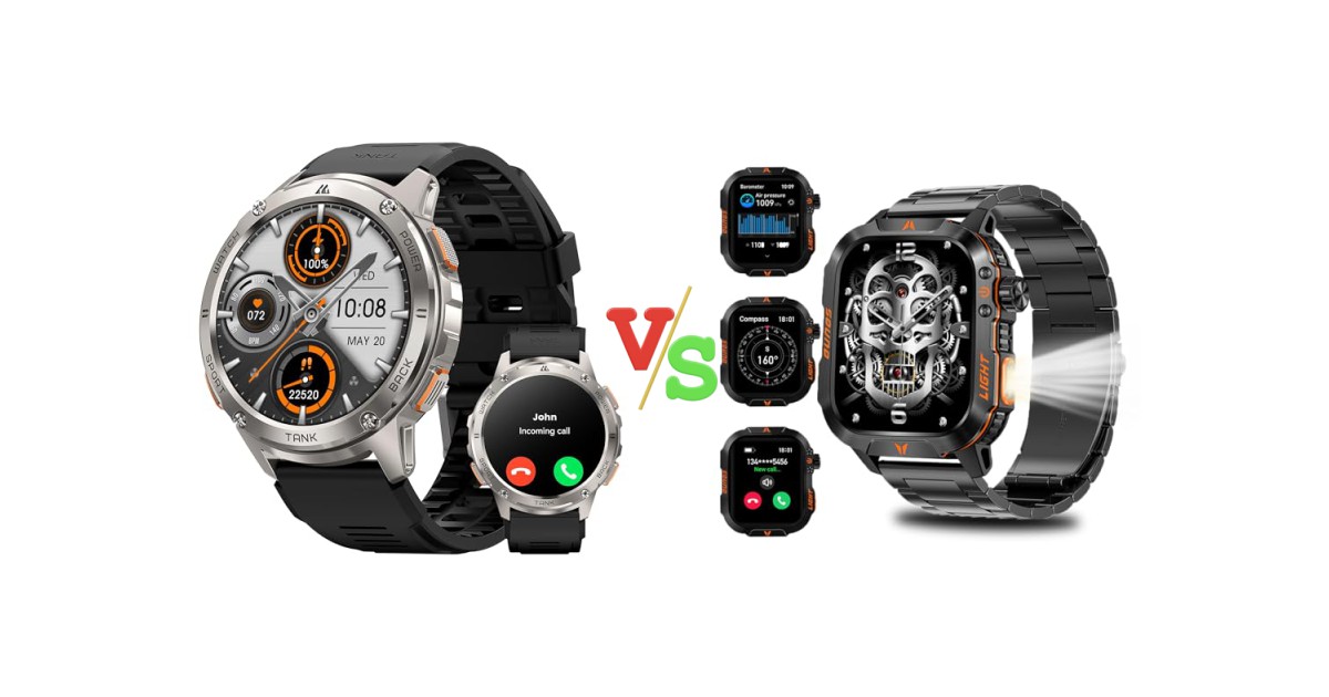 AMAZTIM Smart Watch vs QTLLBT Smart Watch